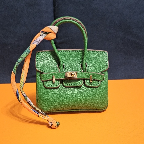 Luxury Keychain | Bags | Luxury Micro Mini Birkin Style Bag Charmairpod ...